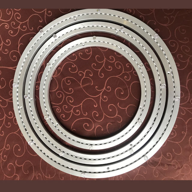 Turntable base silencer dining table turn center aluminum alloy shaft ...
