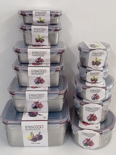 Korean Import thickened 304 Stainless Steel Food Grade Preservation Box ...