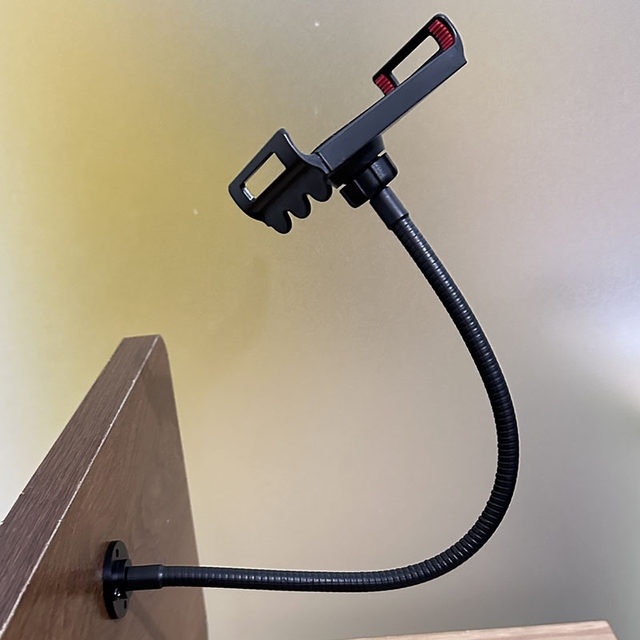 Wall mobile phone holder bedside tablet clip wall fixed support hose ...