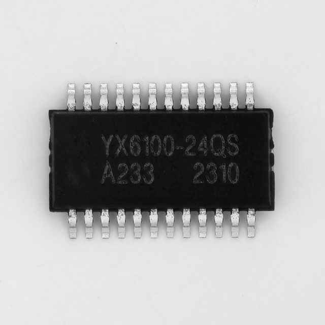 YX6100-24QS serial port control chip industrial grade mp3 decoding chip ...