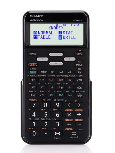 New SHARP Sharp EL-W82TL calculator for middle and high school students, scientific function for ...