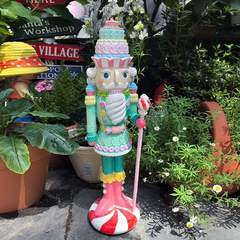 56cm extra large nutcracker resin Christmas atmosphere decorative ...