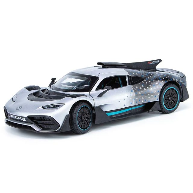 Artificial 1:24 Mercedes AMG ONE alloy sports car model kids tide toy ...