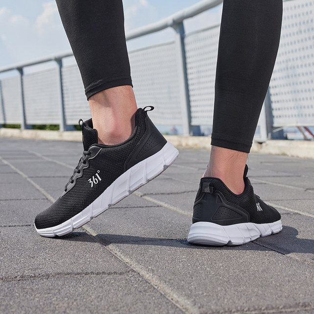 361 Sports Shoes Men's Running Shoes Official Authentic Leather ...
