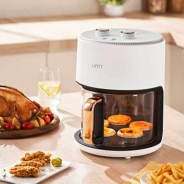 Lefei Visual Air Fryer 5.5L Visual Transparent Fully Automatic Large ...