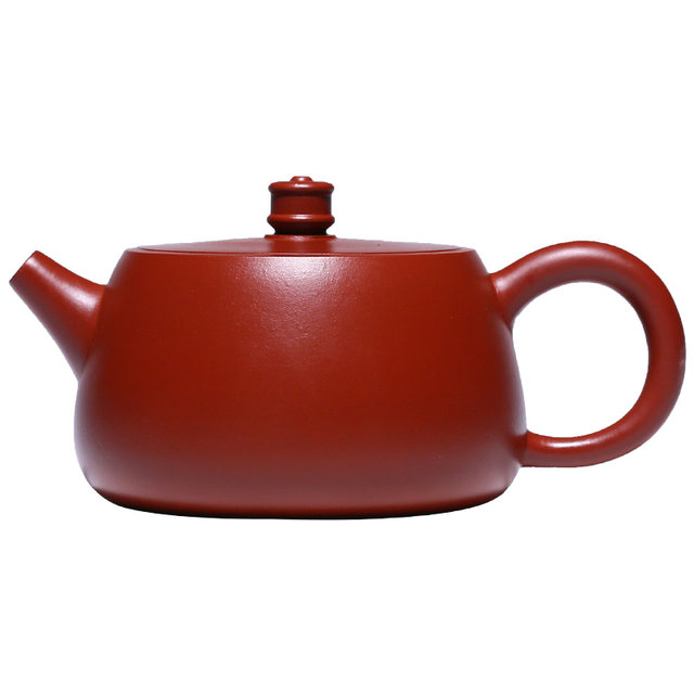 Yixing pure handmade purple sand pot Zhuni Dahongpao ball hole large ...