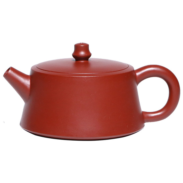 Yixing pure handmade purple clay pot, red mud, Dahongpao ball hole ...