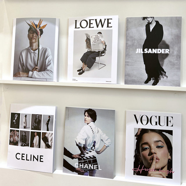 ins Internet celebrity magazine book photo props decoration English ...