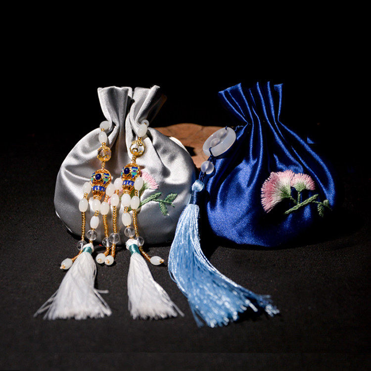 Ancient Style Sachet - Hand Embroidery DIY Material Bag Hanfu Purse ...
