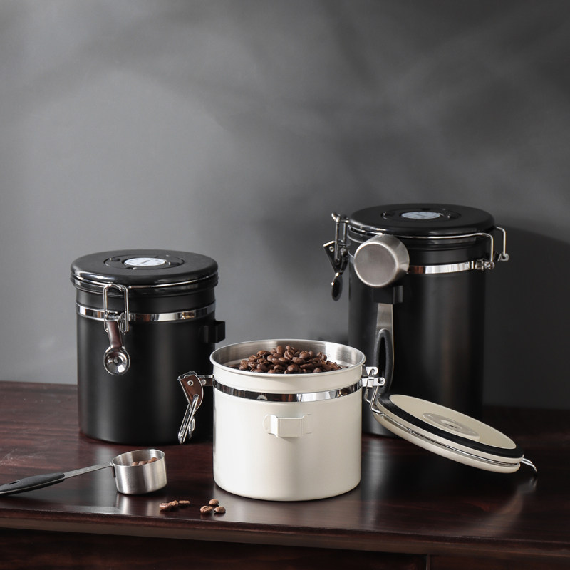 Kawashima House Coffee Bean Storage Tank Vacuum Coffee Powder Sealed ...