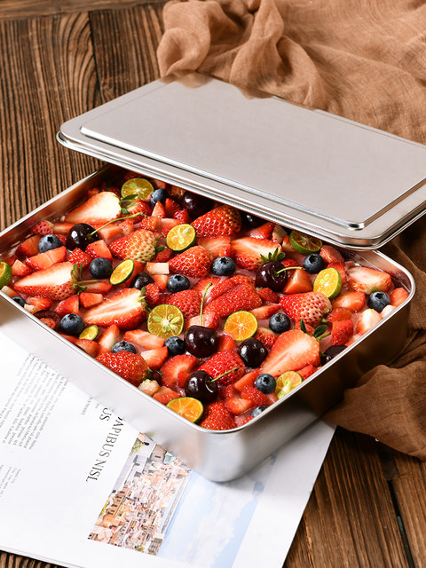 Tiramisu box special tray ice powder mold container stainless steel ...