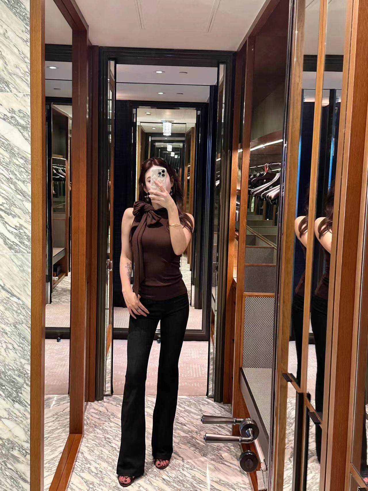 Lao Qian Feng Butterfly Loves Vesles Top Substation Female Spicy Girl ...