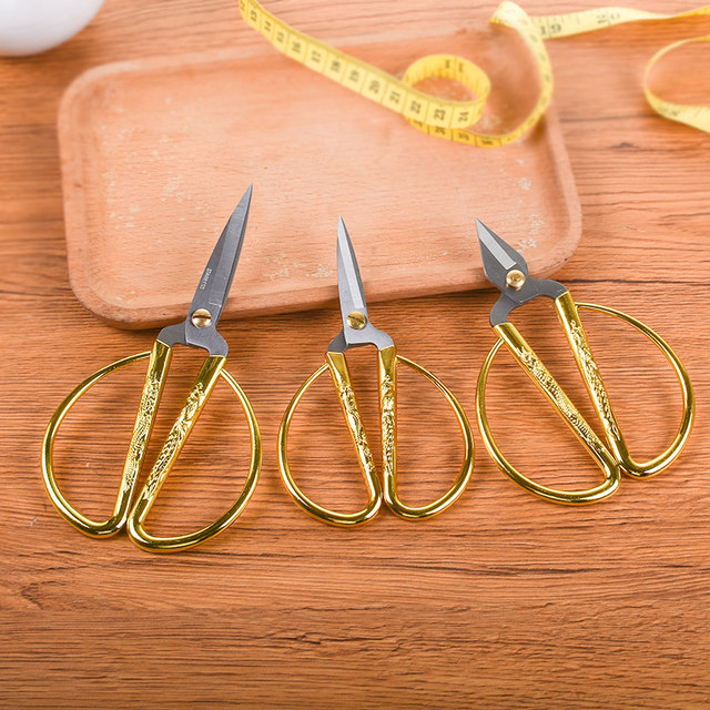 Stainless steel paper cutting window grille special pointed scissors ...