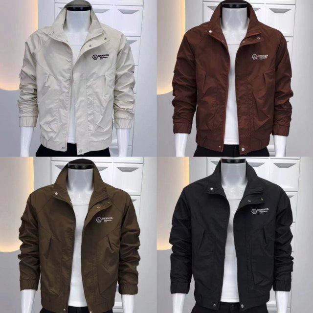 American -style vertical jacket tide men's small size men's jacket men ...