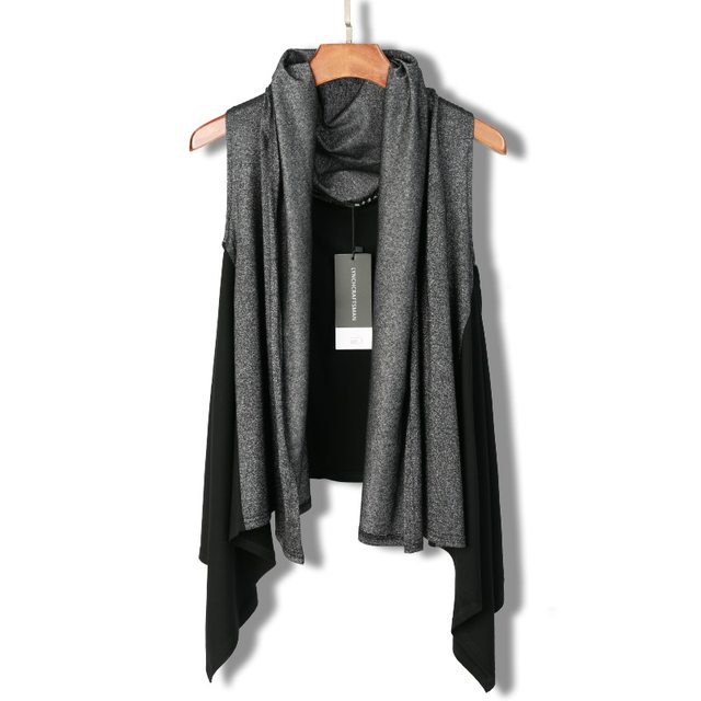 Autumn men's cardigan vests trendy personality, color matching, cloak ...