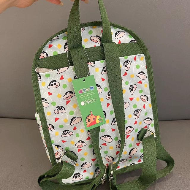 2024 New Women's Bag Crayon Shin-chan Backpack Fashionable Fun Printed ...
