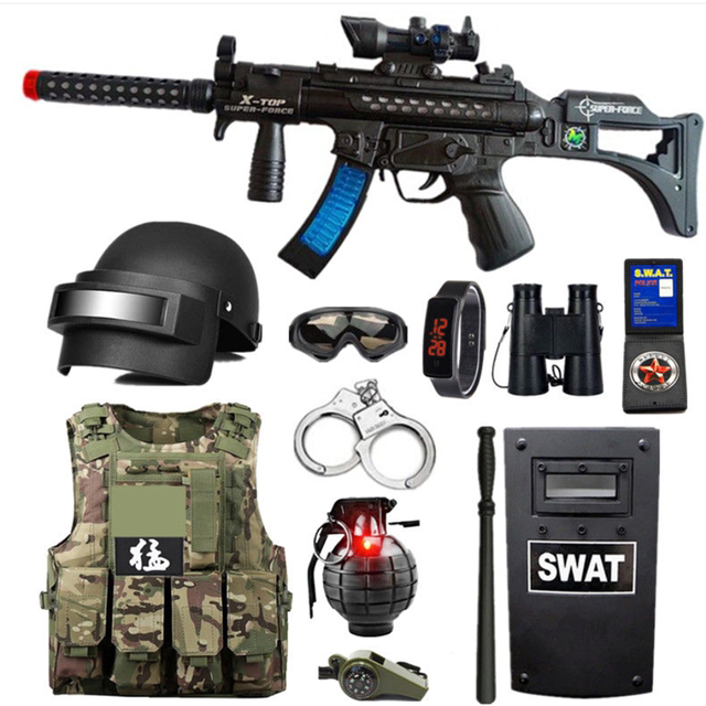 Children's Little Police Toy Set Black Cat Sheriff Hat Boy Special ...