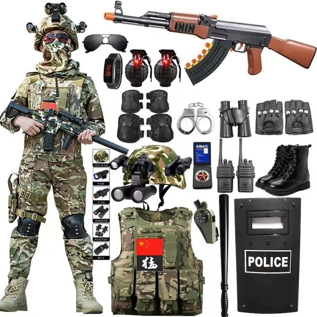 Children's Toy Gun Set Boys Military Instics Simulation Simpling ...