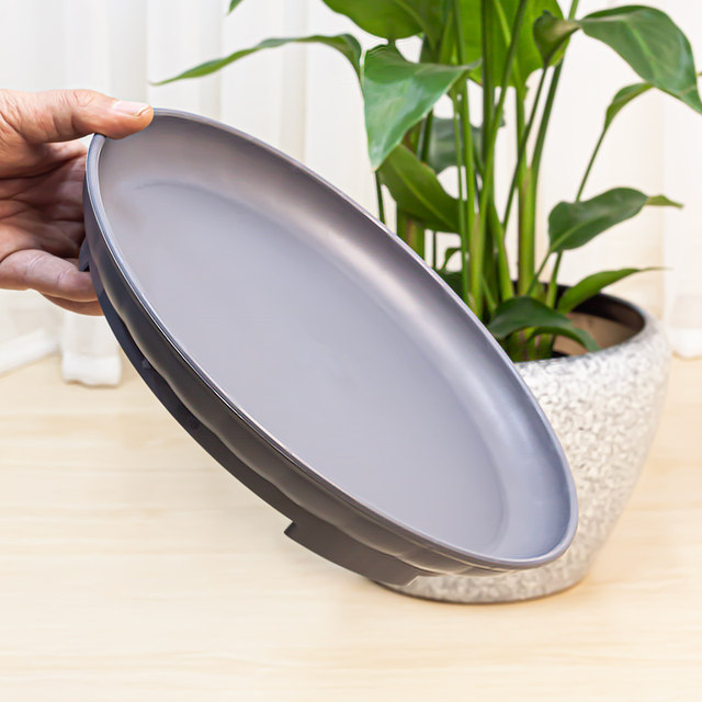 Thickened flower pot tray base resin plastic chassis multi -meat ...