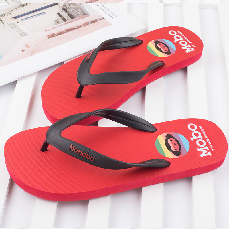 2024 new monobo slippers men's trendy anti-slip foot sand beach casual ...