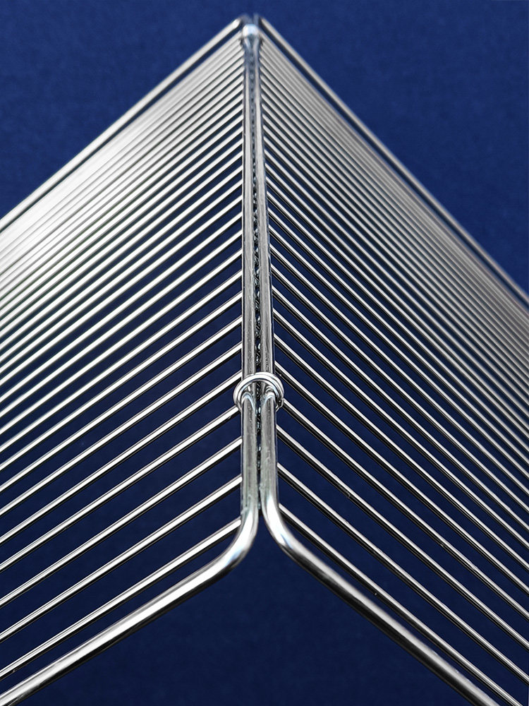Stainless Steel Grilled Fish Clips with Plywood Mesh for Barbecuing