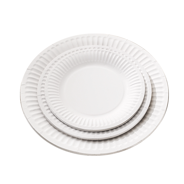 Disposal paper plate thickened birthday cake barbecue plate party paper ...