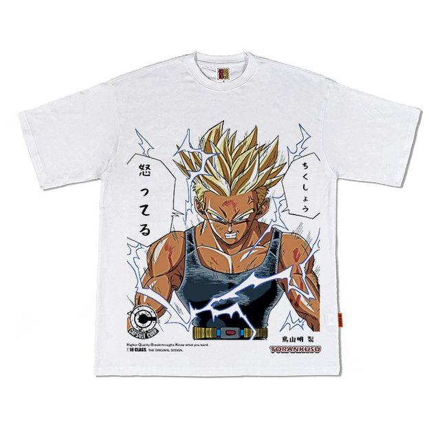 Original Trunks Dragon Ball American small neckline casual pure cotton ...