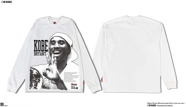 Kobe Kobe American vintage large print retro washed loose heavyweight ...