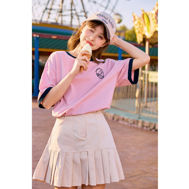 Tang Shi short-sleeved T-shirt for women 2024 new chic top for women's ...