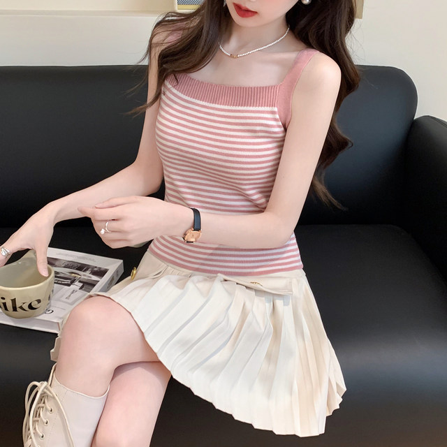 Tangshi 2024 autumn and winter new women's camisole woolen inner with ...