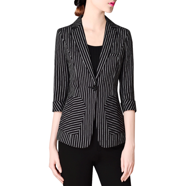 2024 Autumn New Style Black White Striped Professional Goddess Style ...