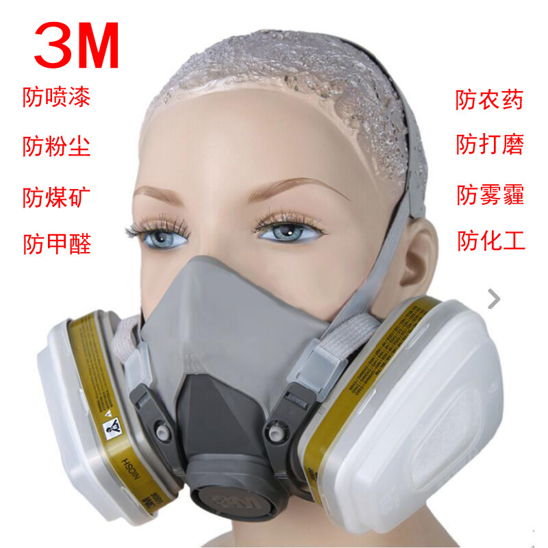 3M 3M6006 Gas Mask Filter - 6200 Half Facepiece Respirator