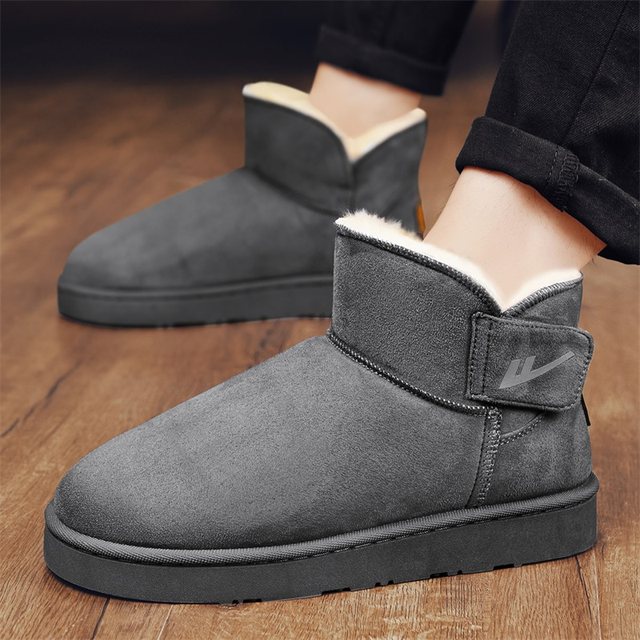 Pull-Back Snow Boots for Men and Women, Couple's Warm Cotton Shoes ...