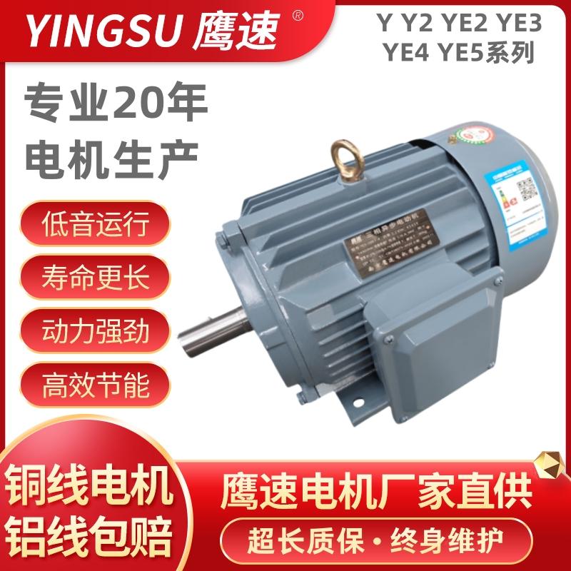 鹰速源头厂货YE2/YE3/Y100L-6极1.5KW三相电动机 160M1-8级4千瓦S-淘宝网