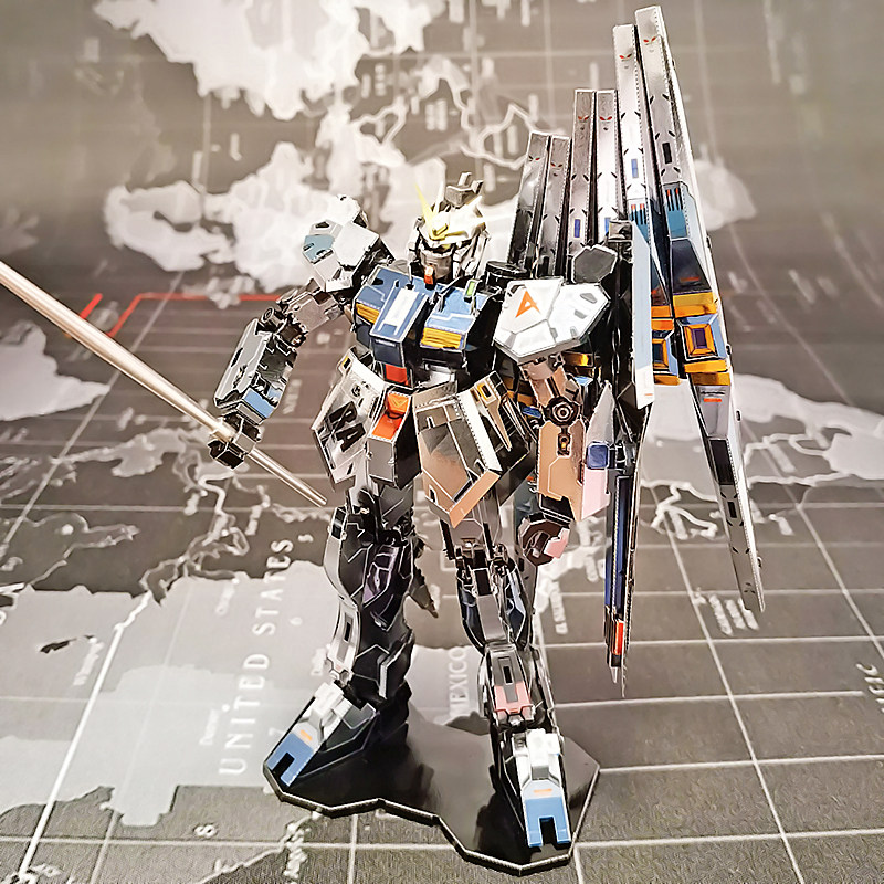 3D Metall Gundam Modellbausatz - RX-93 Nu Gundam - DIY Puzzle