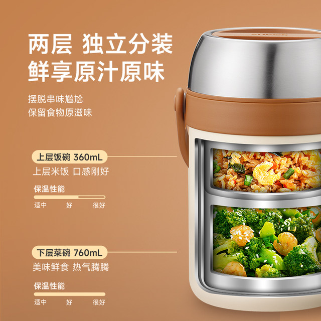 Supor instead lunch box heating bucket Portable office workers large ...