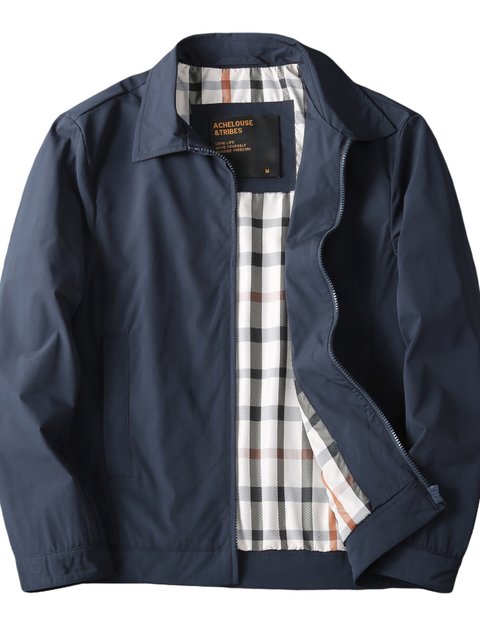 Autumn and winter men's windproof jackets for young and middle-aged ...