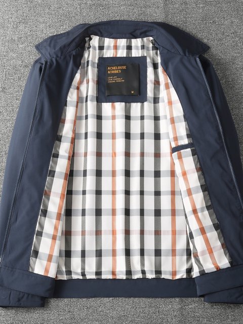 Autumn and winter men's windproof jackets for young and middle-aged ...