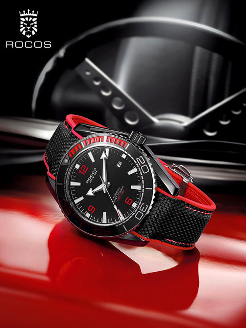 Rex ROCOS genuine water ghost trend brand diving watch men's watch ...