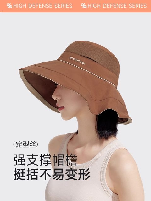 vvc sun protection hat fisherman hat women's spring and summer anti-UV sports outdoor sun hat to ...