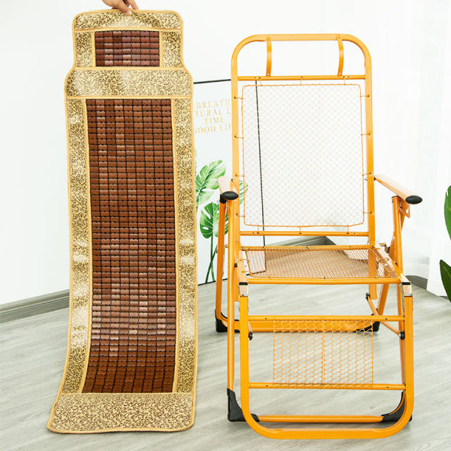 Mahjong seat steel wire mesh, bamboo grain folding lounge chair ...