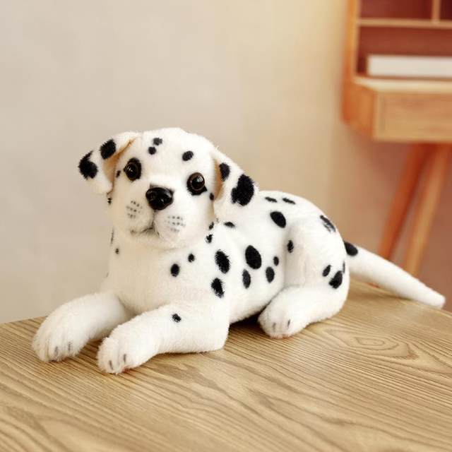 Simulation dog plush toy will be called Beagle doll doll Dalmatians ...