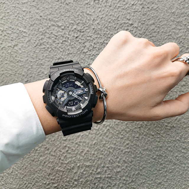Casio bomb disposal expert watch male and female black warrior G-SHOCK ...