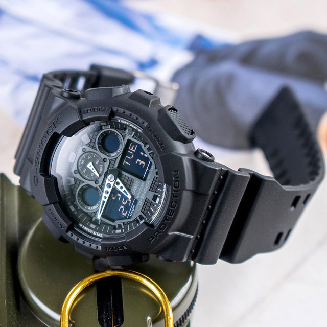 Casio watch men's casio black warrior bomb disposal expert g-shock ...