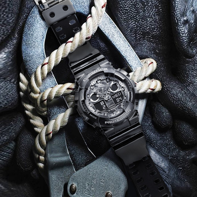 Casio watch men's casio black warrior bomb disposal expert g-shock ...