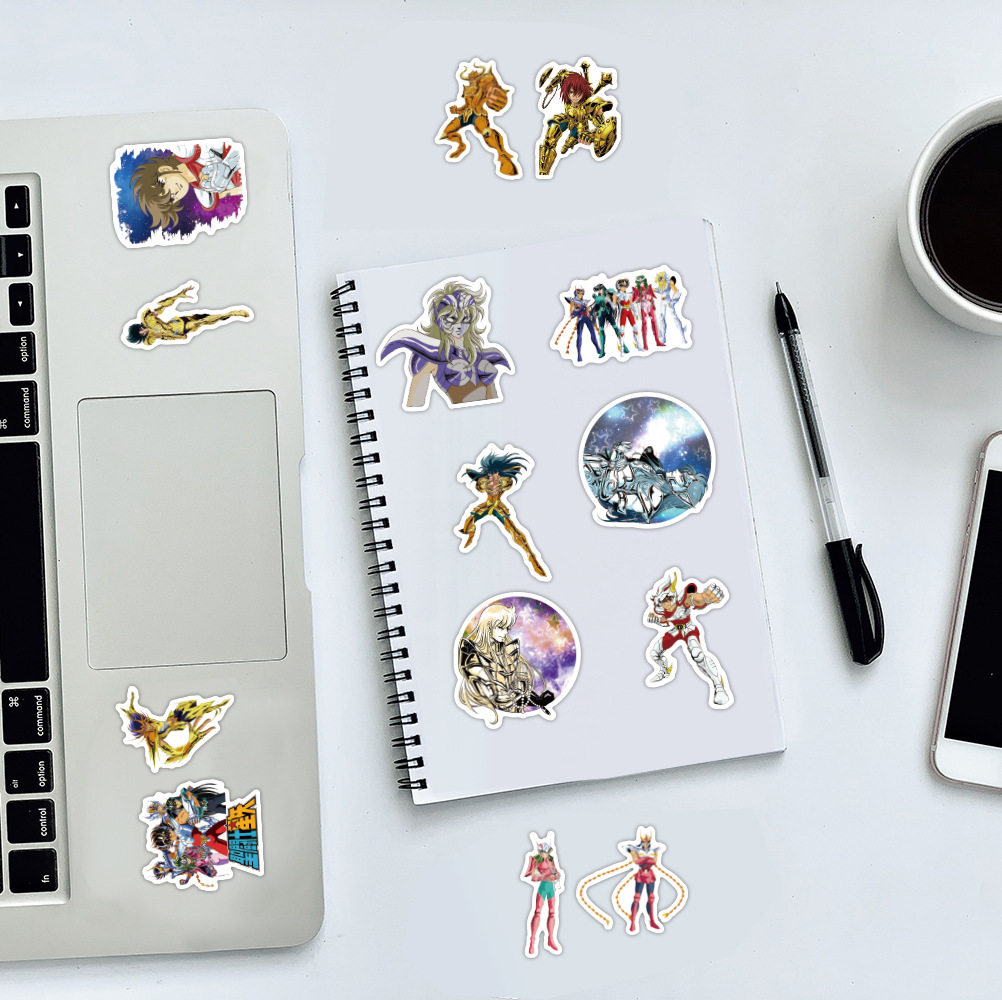 50 Hiroman Saint Seiya Cartoon Decoration Sticker Notebook Computer ...