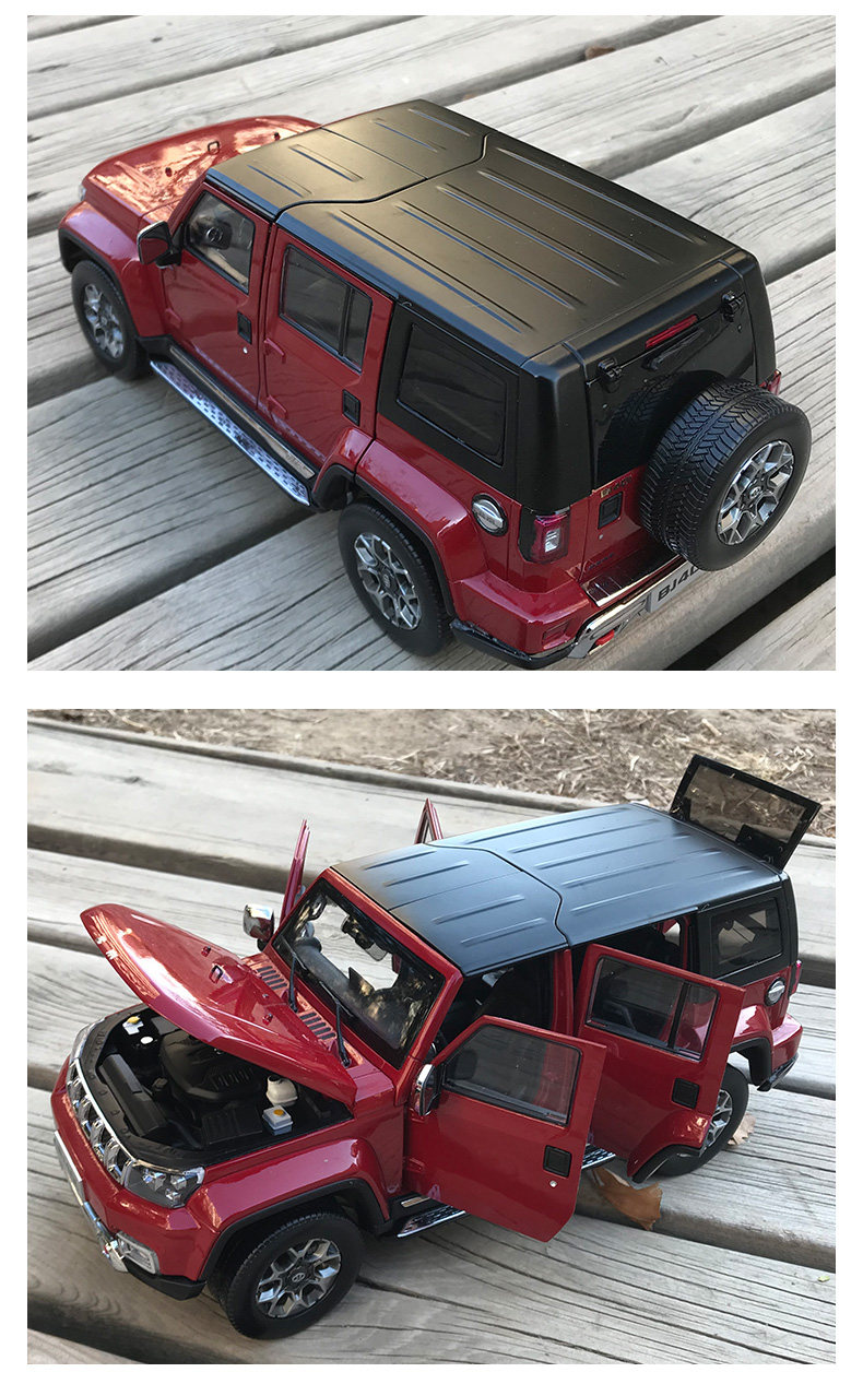 Original Beijing BJ40 PLUS BAIC BJ40L 2018 off-road vehicle SUV1:18 ...