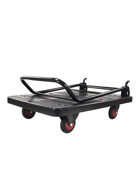 Lian and PLALH Shunfeng same flat trolley express delivery truck ...