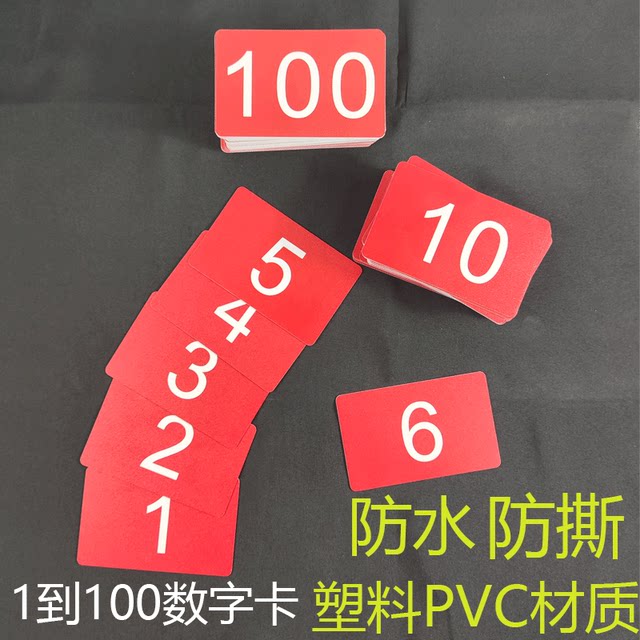 Queuing card calling card digital card 1-100 number plate point card ...