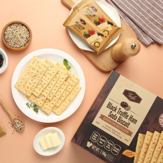Sams Club Purchasing Sams Black Truffle Ham Soda Biscuits Snacks 116kg